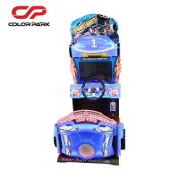 China Plastic Coin Operated Racing Arcade Game 90x80x200cm Indoor Entertainment Machine for sale