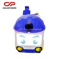 China Colorful Park Coin Operated Crane Claw Machine 80x90x205cm with LED Lights and CE Certification for sale