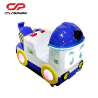 China Colorful Park Coin Operated Crane Claw Machine 80x90x205cm with LED Lights and CE Certification for sale