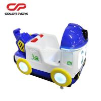 China Colorful Park Coin Operated Crane Claw Machine 80x90x205cm with LED Lights and CE Certification for sale