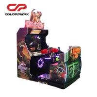 China Coin Operated Shooting Game Machine 90x80x200cm with Realistic Gun Action and Dynamic LED Scene for sale
