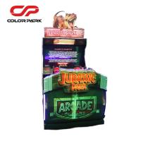 China Coin Operated Shooting Game Machine 90x80x200cm with Realistic Gun Action and Dynamic LED Scene for sale