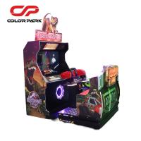 China Coin Operated Shooting Game Machine 90x80x200cm with Realistic Gun Action and Dynamic LED Scene for sale