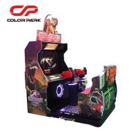 China Coin Operated Shooting Game Machine 90x80x200cm with Realistic Gun Action and Dynamic LED Scene for sale