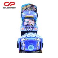 China Colorful Park Coin Operated Claw Crane Machine 90x80x200cm with LED Lights and CE Certification for sale