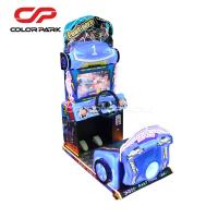 China Colorful Park Coin Operated Claw Crane Machine 90x80x200cm with LED Lights and CE Certification for sale