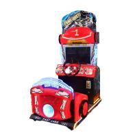 China Coin Operated Arcade Racing Car Simulator 48V LED Amusement Park Ride for Kids and Adults for sale