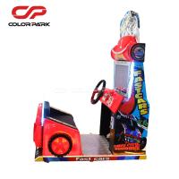 China Coin Operated Arcade Racing Car Simulator 48V LED Amusement Park Ride for Kids and Adults for sale