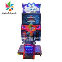 China Coin Operated Racing Simulator Game Machine 80x90x205cm CE Certified for Amusement Parks for sale