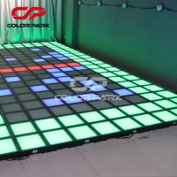 China 3D VR LED Mirror Dance Floor with Colorful Park Design and Customizable Patterns for sale