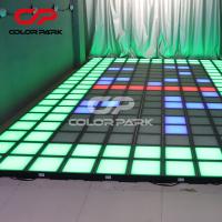 China 3D VR LED Mirror Dance Floor with Colorful Park Design and Customizable Patterns for sale
