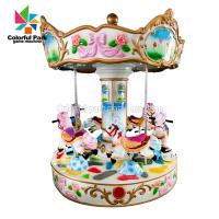 China 6 Player Horse Riding Swing Machine Coin Operated Kiddie Ride for Amusement Park 150kg for sale