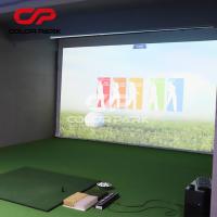 China Customise Plug Type CE Certificate Colorful Park VR Games Machine Exercise Sport Game 2D Screen Golf Simulator for sale