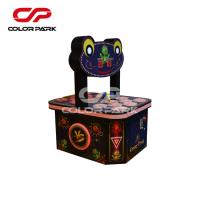 China Colorful Park 2 Players Hitting Frog Arcade Game Machine with LED Lighting CE Certified 150KG for sale