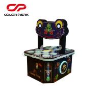 China Colorful Park 2 Players Hitting Frog Arcade Game Machine with LED Lighting CE Certified 150KG for sale