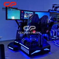 China 3D VR Racing Motorcycle Ride for Amusement Parks 2 Adults 1 Child 150KG Capacity for sale