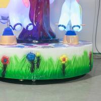 China EU Plug Colorful Park 3 Player Swing Machine for Kids Amusement Park Coin Operated Kiddie Rides 150kg for sale