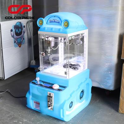 China Mini Plush Claw Crane Arcade Game Machine 80x90x205cm Coin Operated for Game Centers for sale