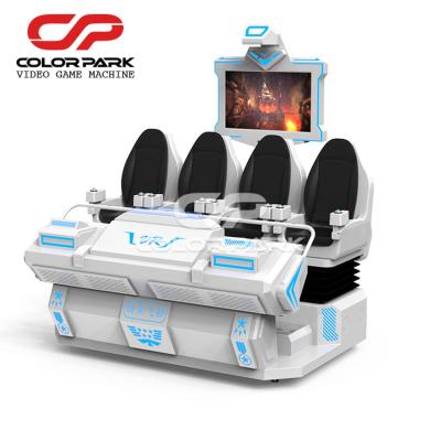 China 4 Seats VR Cinema Entertainment Virtual Reality Simulator for Amusement Game Center 250kg for sale