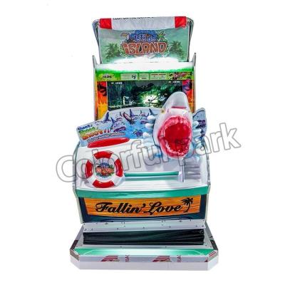 China 2-Player Dinosaur Shooting Arcade Game Machine 167cm Coin Operated for Game Centers for sale