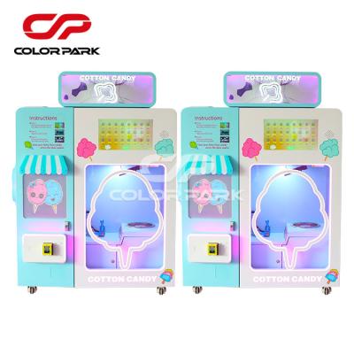 China Indoor Full Automatic Cotton Candy Vending Machine with Coin Pusher and Kiddie Rides for sale