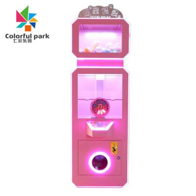 China 1-Player Mini Arcade Claw Crane Machine 80x90x205cm Coin Operated Vending Toy for sale