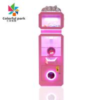 China 1-Player Mini Arcade Claw Crane Machine 80x90x205cm Coin Operated Vending Toy for sale