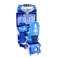 China Colorful Park H2 Overdrive Arcade Racing Car Game Machine 48V LED Coin Operated Simulator for sale