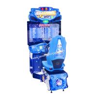 China Colorful Park H2 Overdrive Arcade Racing Car Game Machine 48V LED Coin Operated Simulator for sale