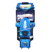 China Colorful Park H2 Overdrive Arcade Racing Car Game Machine 48V LED Coin Operated Simulator for sale