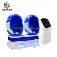 China 9D VR Egg Chair Simulator 360 Degree Immersive Virtual Reality Ride for Amusement Park 150KG for sale