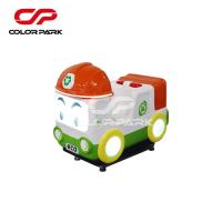 China CE Certified Coin Operated Kiddie Ride Car with LED Lights 48V Power for Amusement Park for sale