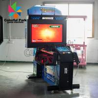 China Coin Operated Dinosaur Shooting Arcade Game Machine 2 Players 167cm Colorful Park LED for sale