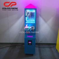 China Indoor Metal Mini Claw Machine Coin Operated Arcade Toy 80x90x205cm CE Certified for sale