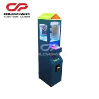 China Indoor Metal Mini Claw Machine Coin Operated Arcade Toy 80x90x205cm CE Certified for sale