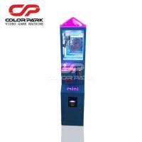 China Indoor Metal Mini Claw Machine Coin Operated Arcade Toy 80x90x205cm CE Certified for sale