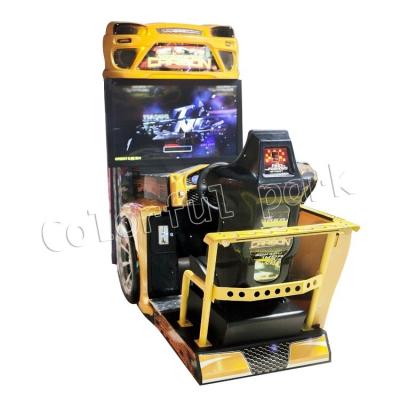 China Plastic Material Car Racing Arcade Machine Coin-Operated Multi-Game Simulator 3 Years for sale