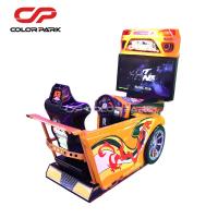 China Plastic Material Car Racing Arcade Machine Coin-Operated Multi-Game Simulator 3 Years for sale