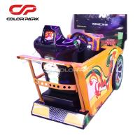 China Plastic Material Car Racing Arcade Machine Coin-Operated Multi-Game Simulator 3 Years for sale