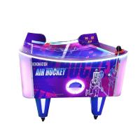 China Colorful Park U-Shaped Air Hockey Game Machine 90x80x200cm Coin Operated for Amusement Parks for sale