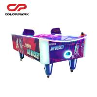 China Colorful Park U-Shaped Air Hockey Game Machine 90x80x200cm Coin Operated for Amusement Parks for sale