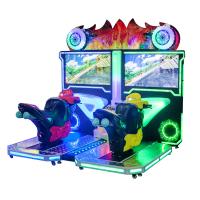 China Colorful Park 2 Player Arcade Driving Simulator Moto Game Machine 42 Inch Screen 120KGS for sale