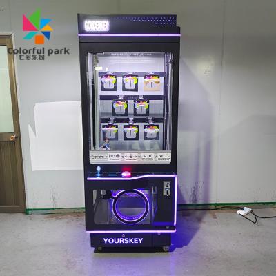 China customized Yes 8 Hole Push 'Win' Arcade Prize Vending Key Crane Machine for Game Center for sale