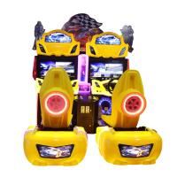China CE Certified Coin Operated Two Player Rally Car Arcade Game Machine 90x80x200cm for sale