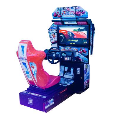 China Metal Construction 1-Player Outrun Car Racing Arcade Game Machine 32 inch Screen for sale
