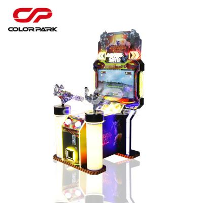 China CE Certified Coin Operated Video Shooting Game Machine 80x90x205cm for Amusement Centers for sale