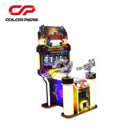 China CE Certified Coin Operated Video Shooting Game Machine 80x90x205cm for Amusement Centers for sale