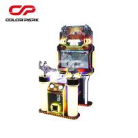 China CE Certified Coin Operated Video Shooting Game Machine 80x90x205cm for Amusement Centers for sale