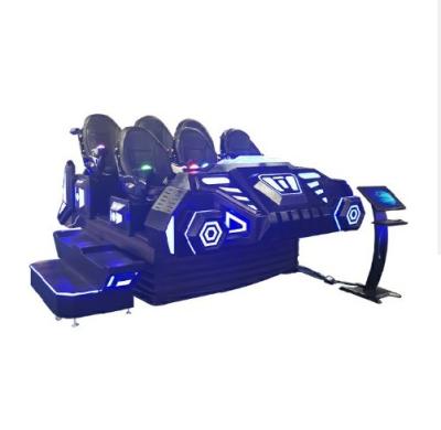 China Colorful Park VR Spaceship Simulator Ride 2 Adults 1 Child 150KG CE Certified for sale