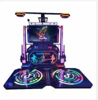 China Colorful Park Multiplayer Dance Machine LED Lighting 2600mm Amusement Park Ride for sale